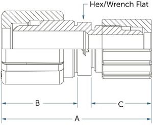 Flaretek® Straight Union | Flaretek® Tube Fittings | Entegris